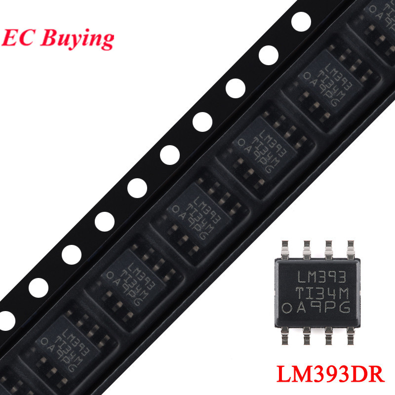 10 ชิ้น/5 ชิ้น LM393 SOP8 LM393DR 393 SOP-8 การใช้พลังงานต่ํา Dual ...