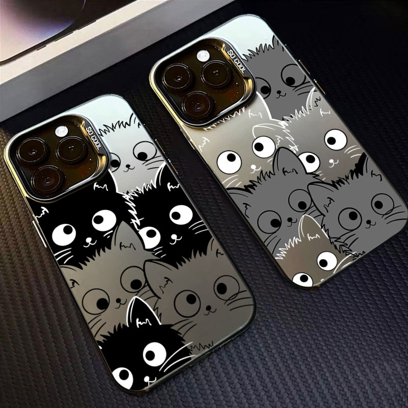 สําหรับ Xiaomi Mi 11 Lite 5G NE Mi 14 13 12T 13T Pro Poco F6 F5 X5 X6 M6 Pro 4G การ์ตูนแมวหรูหรา ...