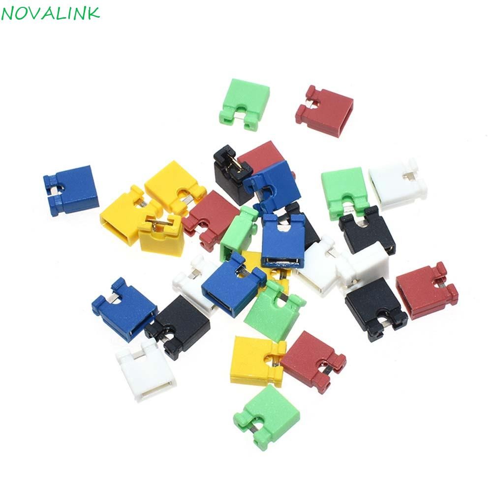 Novalink Pitch Jumper Cap สีดํา 100PCS Shorting Cap Pin Header Short ...