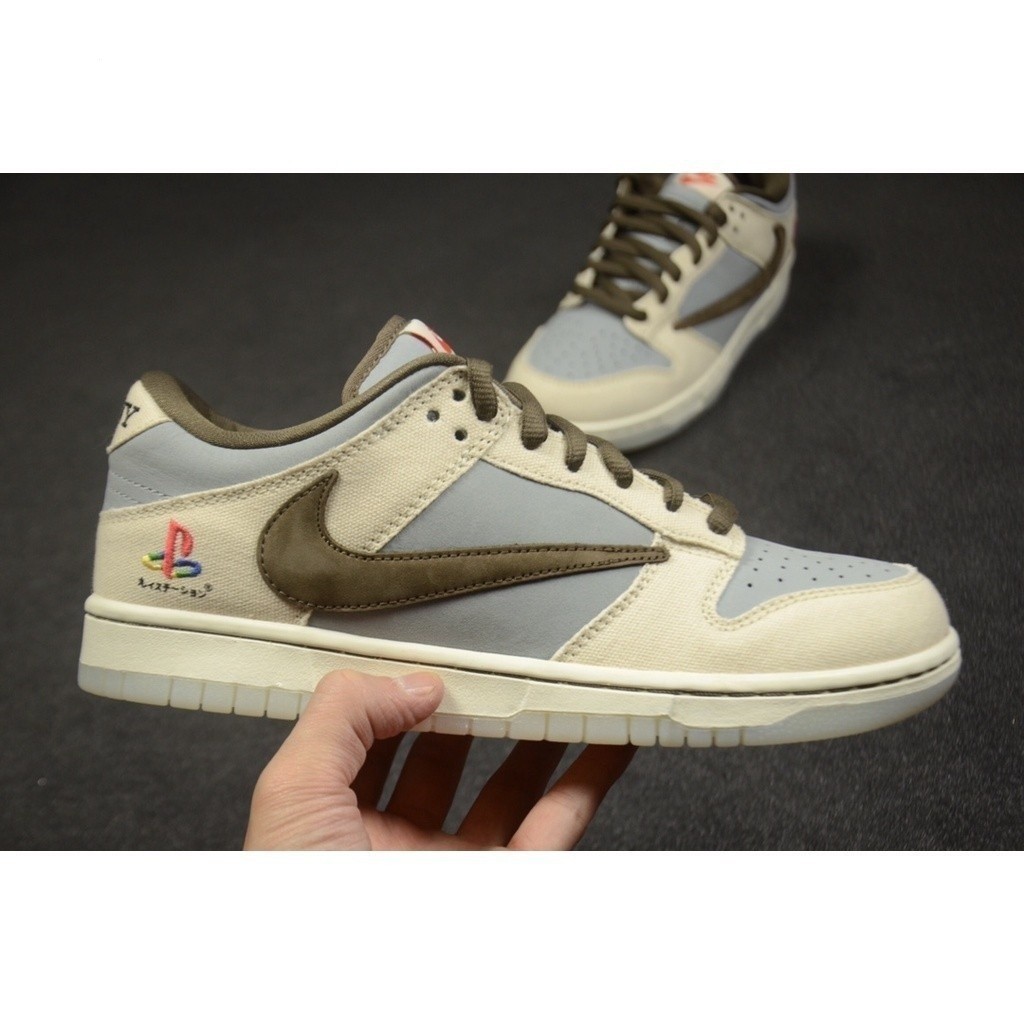 SB Dunk Low travis SCOTT x PlayStation x รองเท้าผ้าใบดีไซน์ใหม่ NK E ...