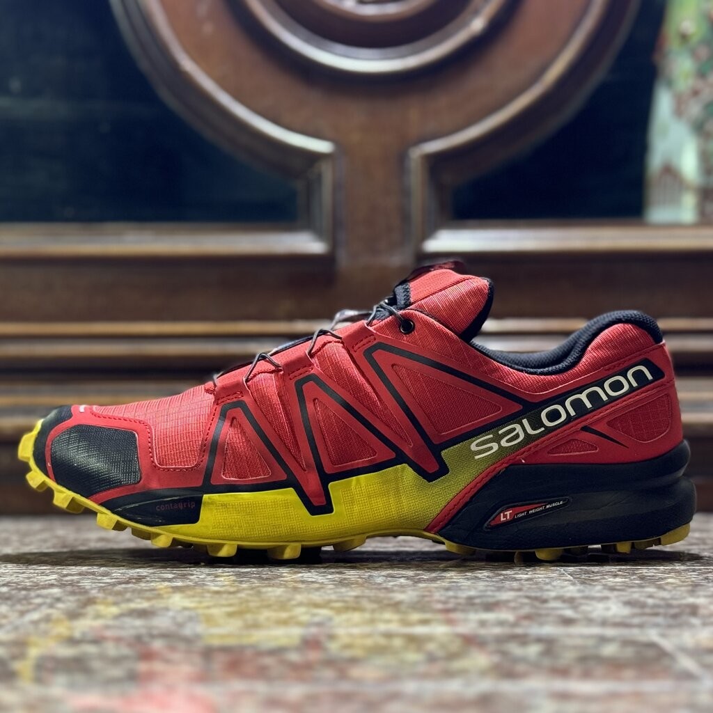 รองเท้าวิ่งเทรล Salomon SpeedCross 4 ‘Red’ #มือ2 (M12US) | Shopee Thailand