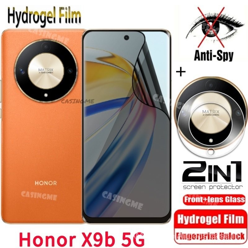Honor x9b 5G 2023 Soft Privacy hydrogel ฟิล์ม Anti-Spy เต็มรูปแบบ ...