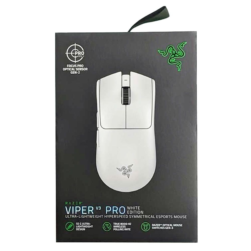 Razer Viper V3 Pro Ultralight Wireless Esports Mouse RZ01-0512 (White) - 35000 DPI | Shopee Thailand