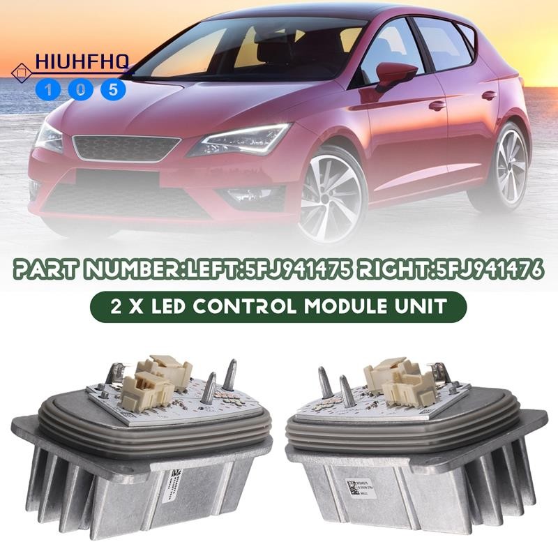 Hiuhfhq106สําหรับที่นั่ง Leon LED ไฟหน้าไฟวิ่งกลางวันพร้อมฮีทซิงค์ไฟ ...