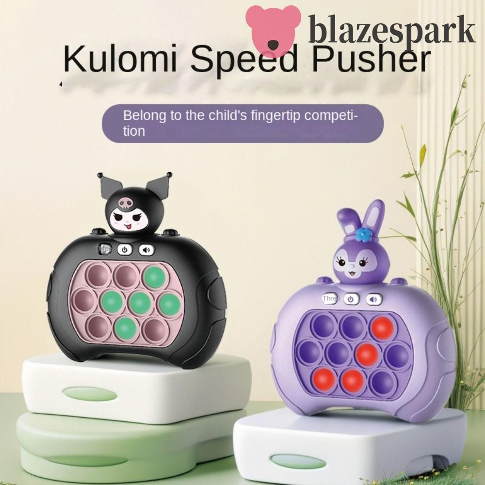 BLAZESPARK Pop Light Fidget เกม, Therapy Kuromi Quick Push เกมคอนโซล, Sensory ของเล่นผ่อนคลาย ...