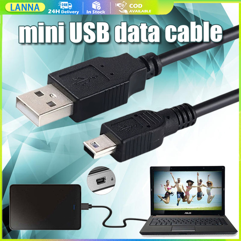 ร้านอยู่ที่ไทย สายเคเบิลข้อมูล USB Miniพอร์ตV3 ความยาว1M usb cable ...
