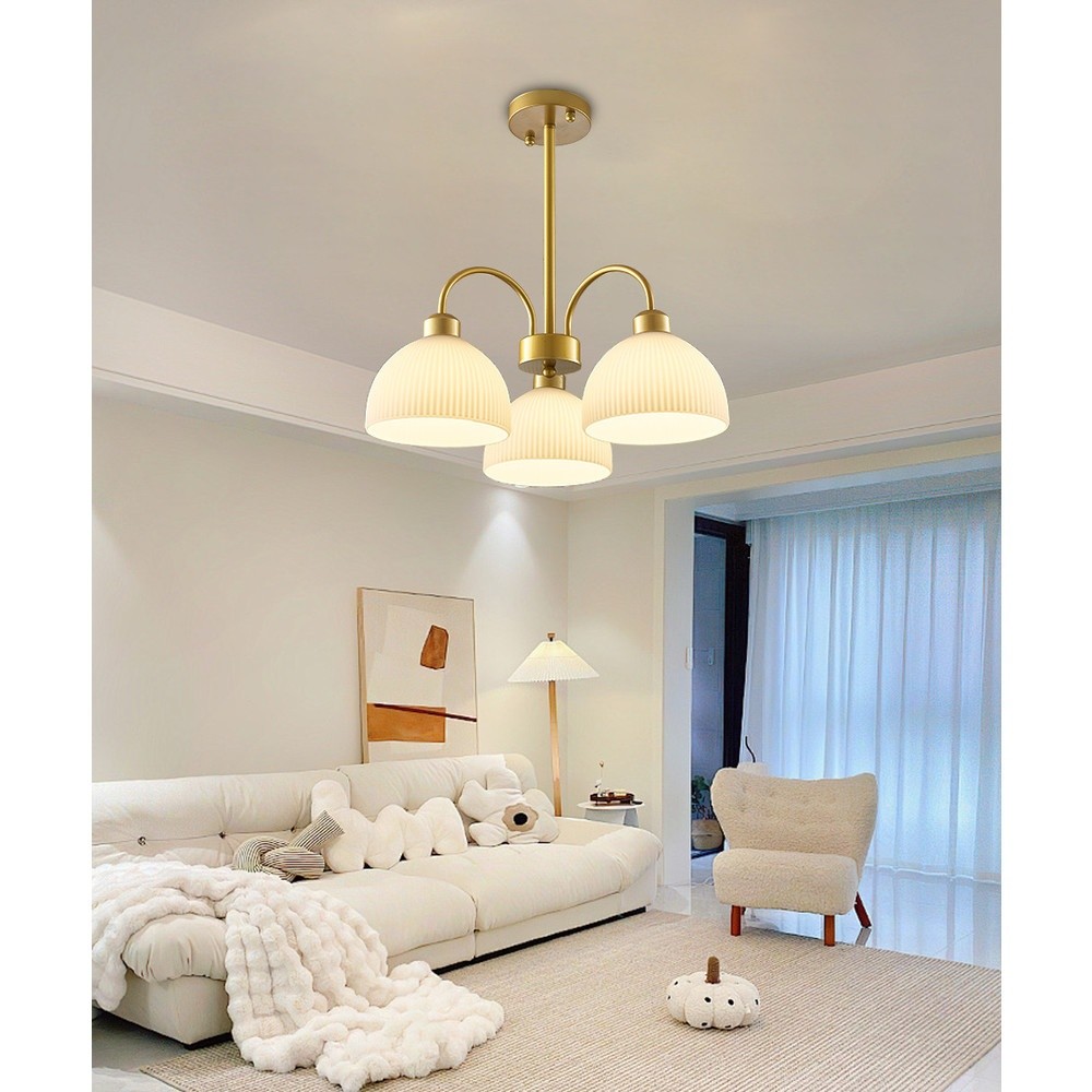 Ghouse Online EILON ชุดโคมไฟแขวนเพดาน LED 18W สีทอง รุ่น EETYD-BCMD6825/3 สินค้าขายดี! | Shopee ...