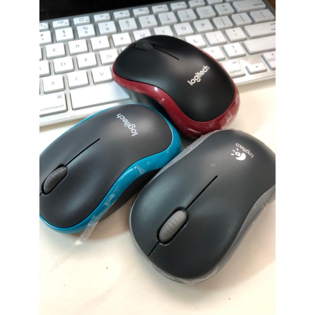 Logitech M185 เมาส์ไร้สาย USB เกมสํานักงานโน้ตบุ๊คเดสก์ท็อปขนาดกะทัดรัดสะดวกใช้ไฟฟ้าทนทาน m186 ...