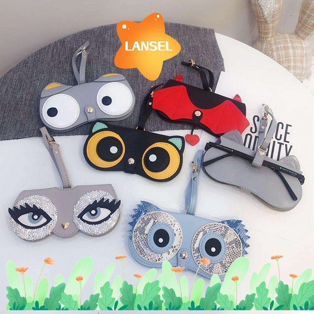Lansel ที่เก็บแว่นตาผู้หญิงผู้ชาย PU หนังจี้นุ่มกระเป๋ากล่อง | Shopee ...