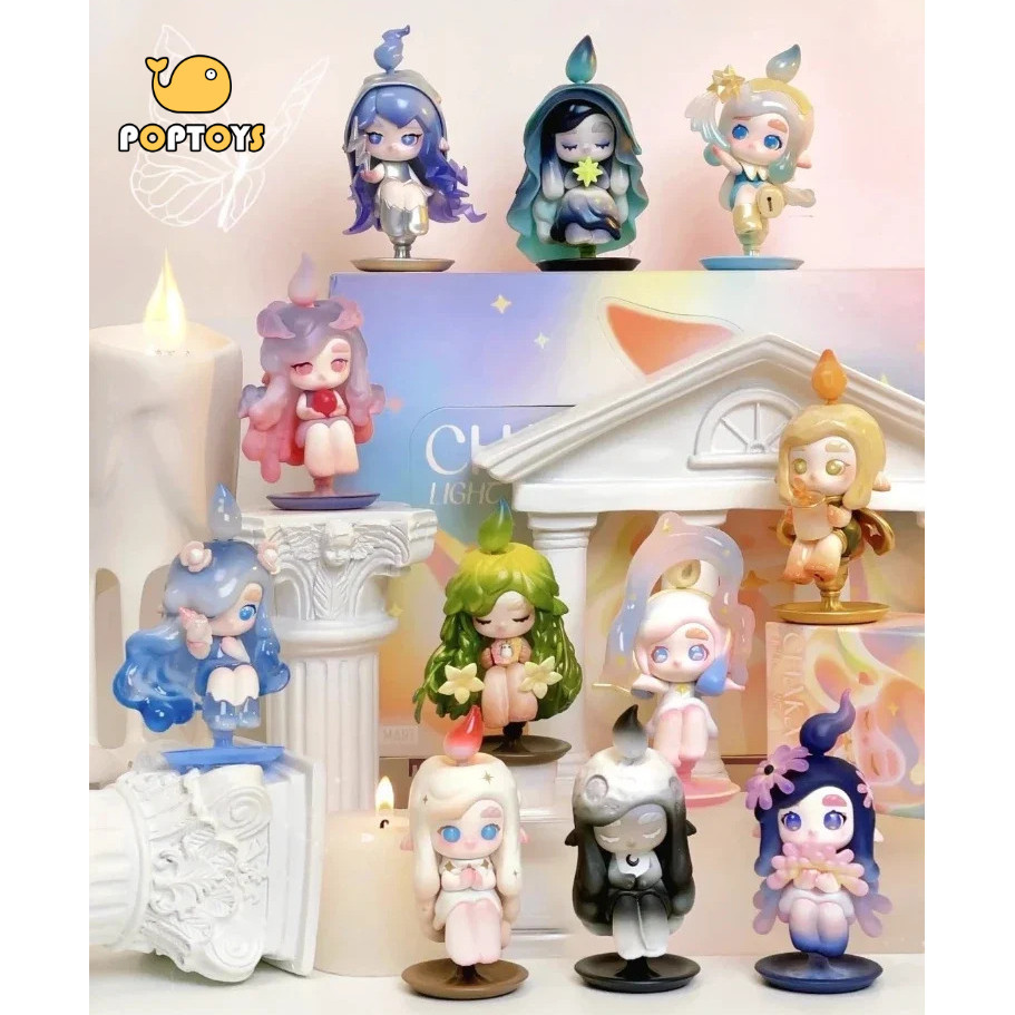POPTOYPOPMART Chaka Light Sprite Series Blind Box Art ของเล่นตุ๊กตาอิน ...