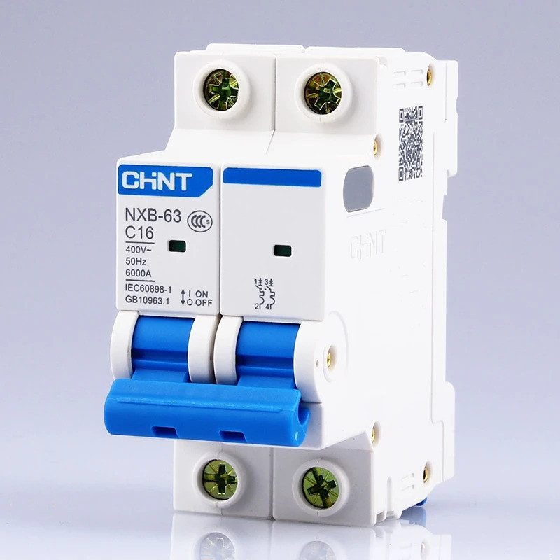 CHNT CHINT NXB-63 2P AC 10ka 230/400V Miniature Circuit Breaker C 6 10 16 20 25 32 40 63A ...