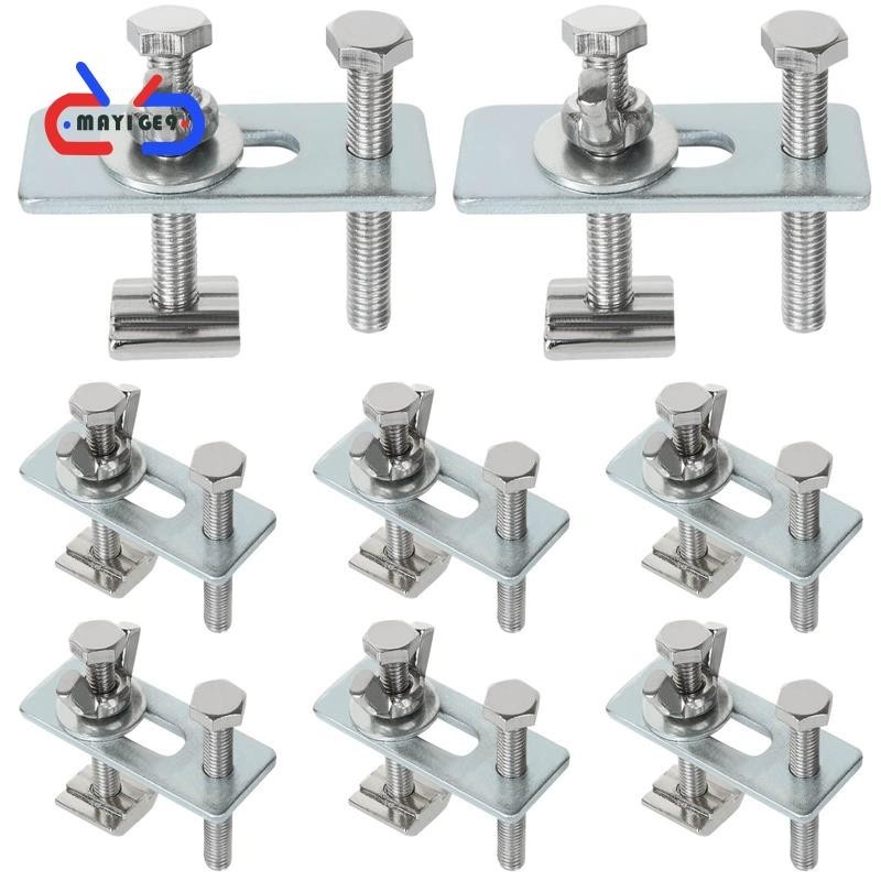 【mayige9】8 ชิ้น Mini Hold Down Clamp Kit Antislip แนวนอนสําหรับ 3018 ...