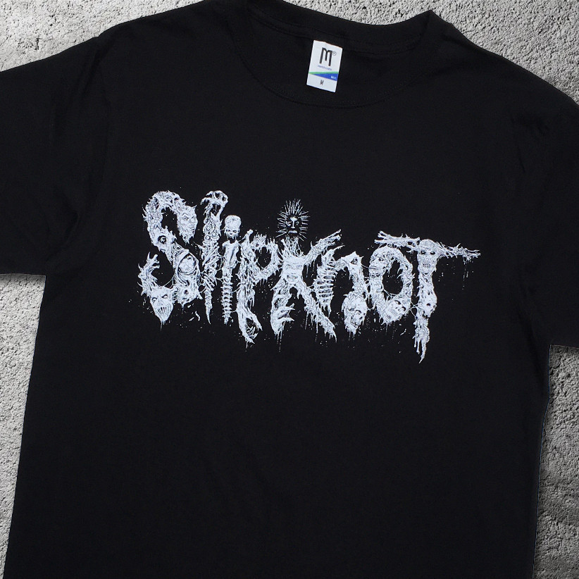 S-5xl Readystock Baju Kaos Slipknot T เสื้อ heavy metal rock band ผ้า ...