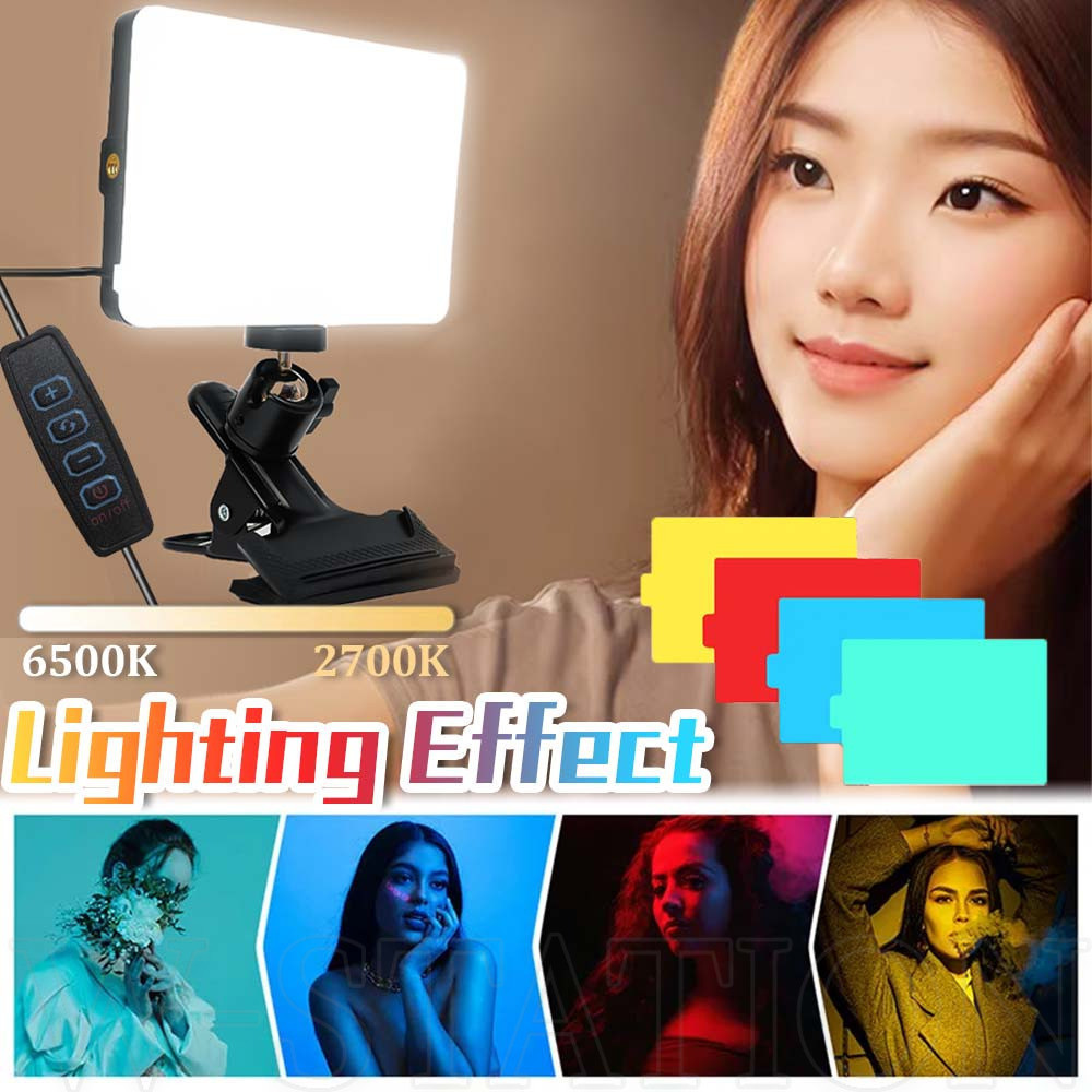 แต่งหน้าแบบปรับได้แบบพกพา TikTok Live Streaming Fill Lamp - Brightness ...