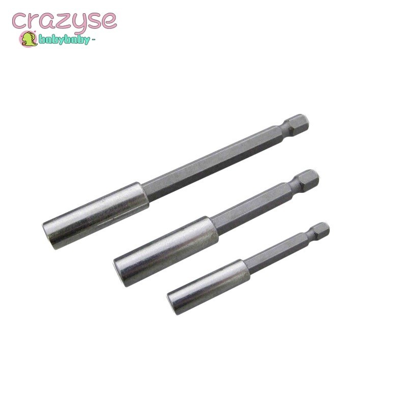 [Cra]คุณภาพสูง 1 ชิ้น 1/4 Hex Shank Rod ไขควงผู้ถือเคล็ดลับบิตขยาย ...