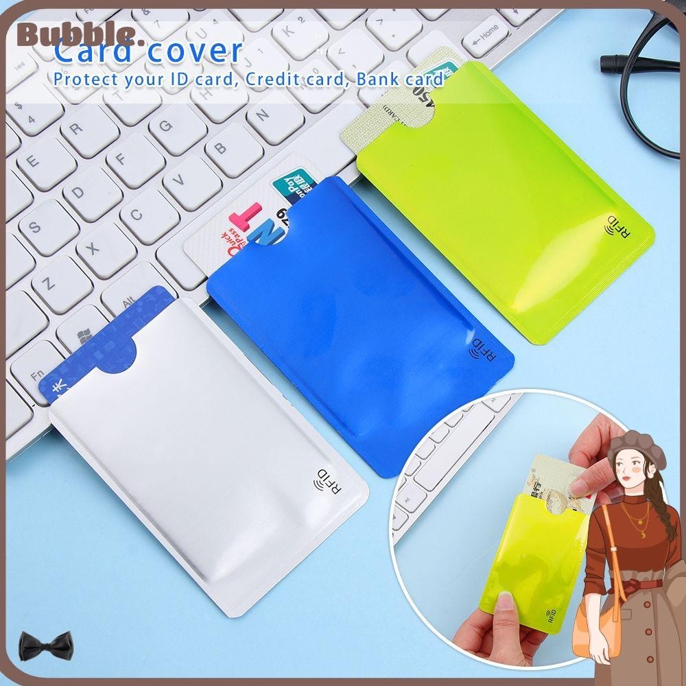 Bubble 5 ชิ้น Rfid ผู้ถือบัตร Reader ป้องกันฝาครอบ Bank บัตรเครดิต Anti ...