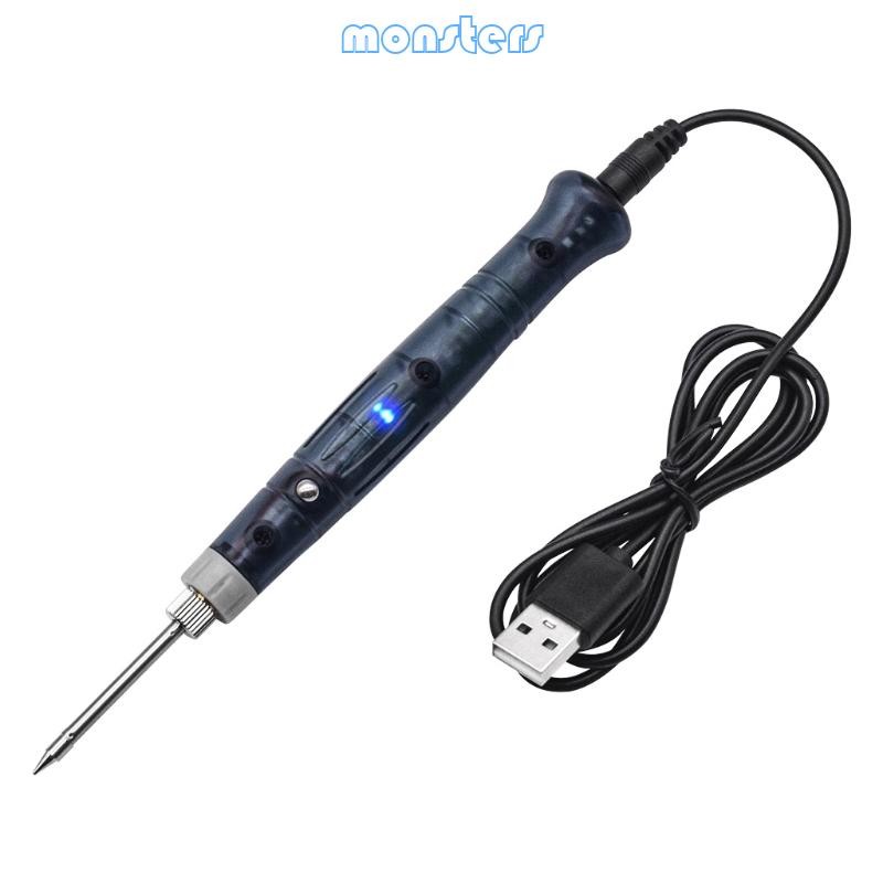 สถานีเหล็กบัดกรี Mon USB ขับเคลื่อน 8W เหล็กเชื่อมดินสอซ่อมพร้อมขายึด ...