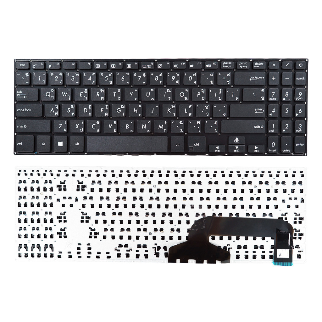 คีย์บอร์ด Asus X507 X507MA X507U X507UA X507UB ไทย อังกฤษ KEYBOARD ...