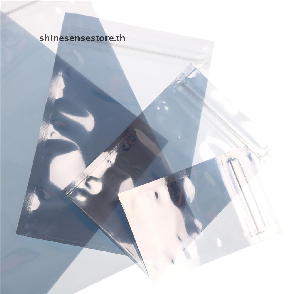 Shine 10 ชิ้น ESD Anti-Static Shielding Bag Translucent Zip Lock ...