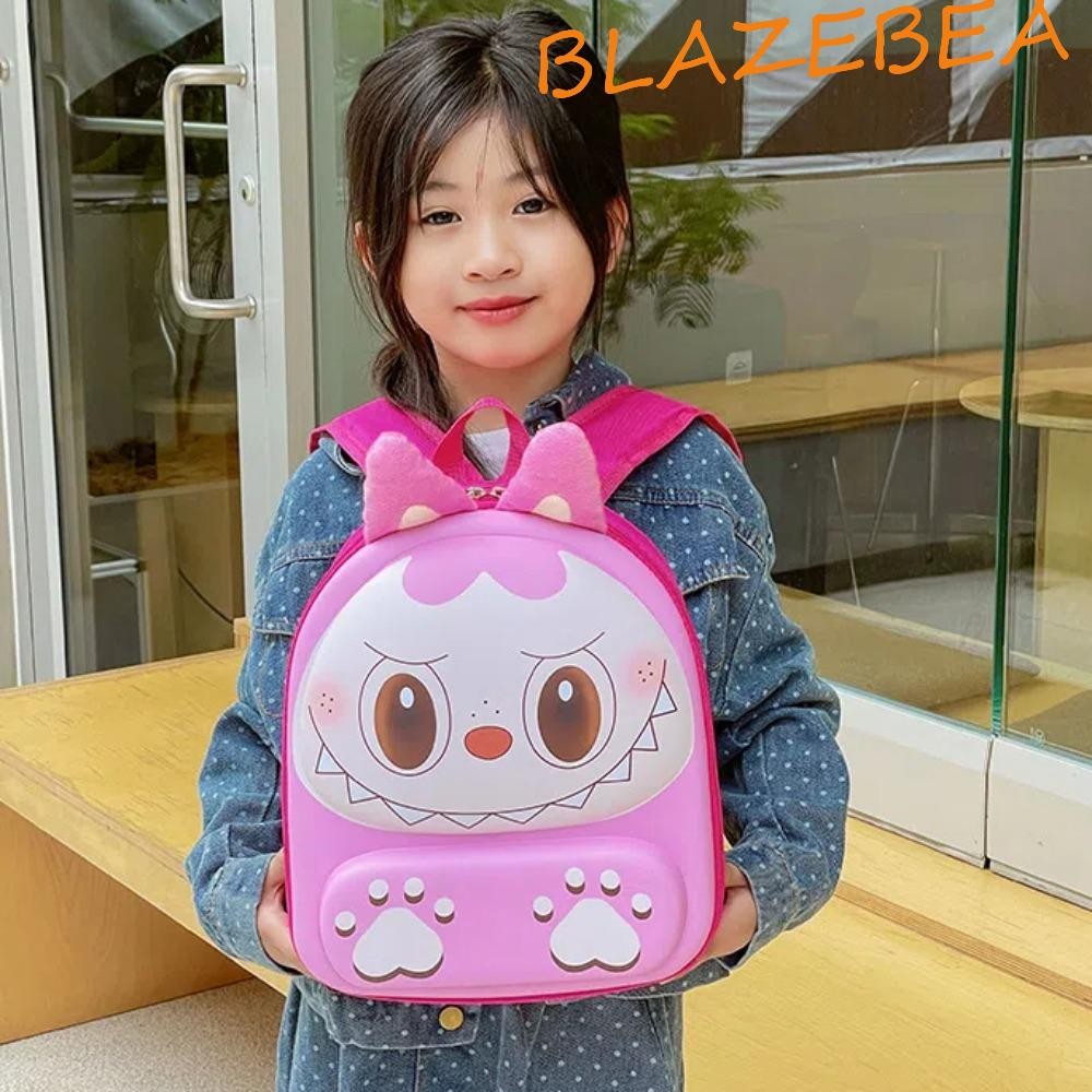 Blazebea Labubu กระเป๋าเป้สะพายหลัง, ไนลอน PVC Kitty 3D กระเป๋านักเรียน, ทนทานขนาดใหญ่ความจุ ...