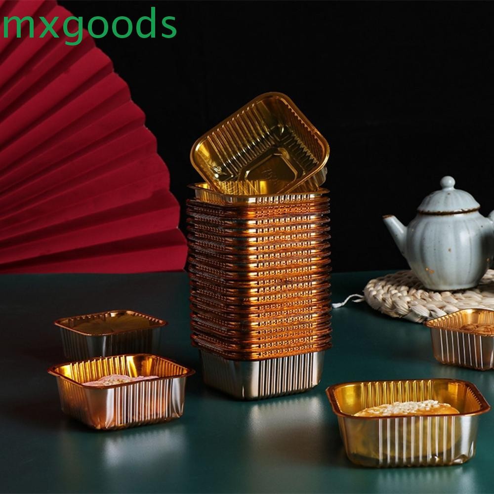 Mxgoods กล่องบรรจุภัณฑ์100ชิ้นส่วนบุคคลทิ้งคุกกี้มูสภาชนะ | Shopee Thailand