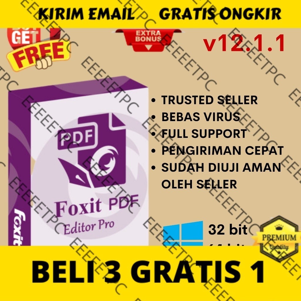 Foxit PDF Editor Pro ซอฟต์แวร์พีซีเวอร์ชันเต็ม (Windows) | Shopee Thailand