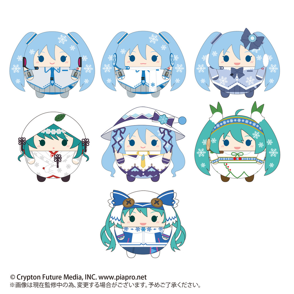 Japanese Valley ของแท้ Hatsune Miku Snow Miku Round Plush Mystery Box ...
