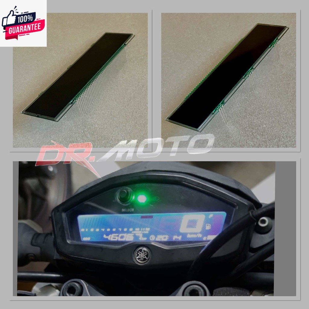หน้าจอแก้วดิจิตอลแท้! สำหรั Yamaha M Slaz แอล.ซี.ดีแสดงสำหรัมาตรวัดความ ...