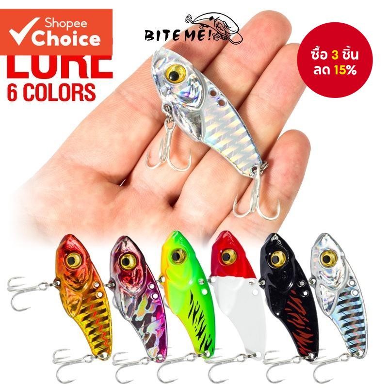 3.5g/5g/7g/10g/15g/20g โลหะ VIB Lure Spinner Balancer Sinking Jig 3D Eyes Hard เหยื ่ อตะขอตกปลา ...