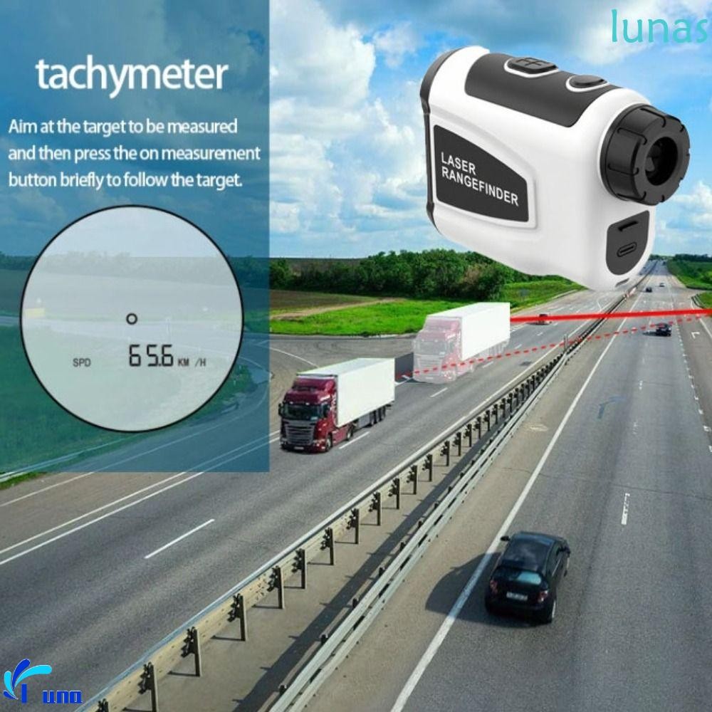 LUNASOL Golf Range Finder, 1000m Range Slope Compensation Distance ...