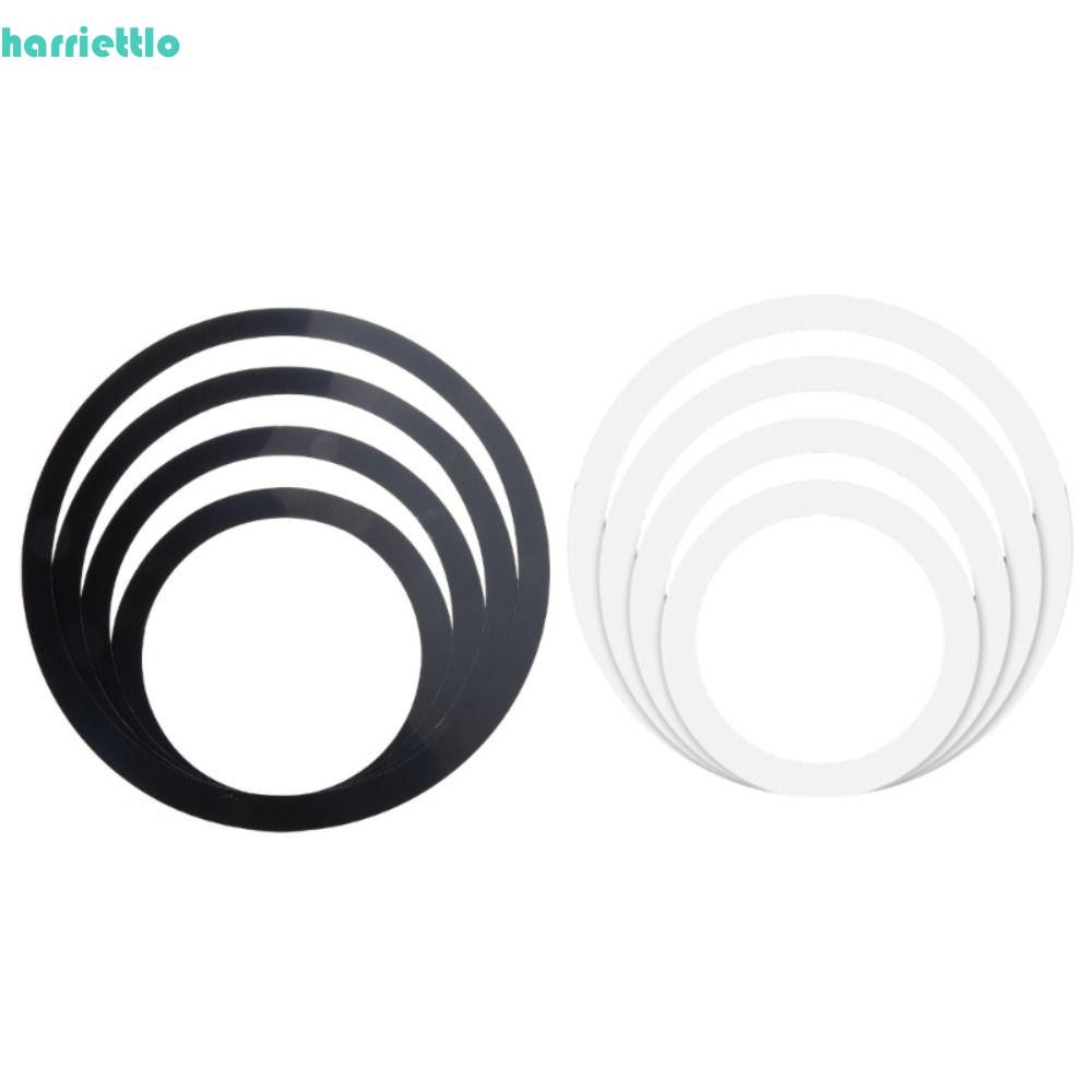 HARRIETTLO แผ่นฝึกซ้อมกลอง, Home Delicate Round Shape Drum Mute Rings ...
