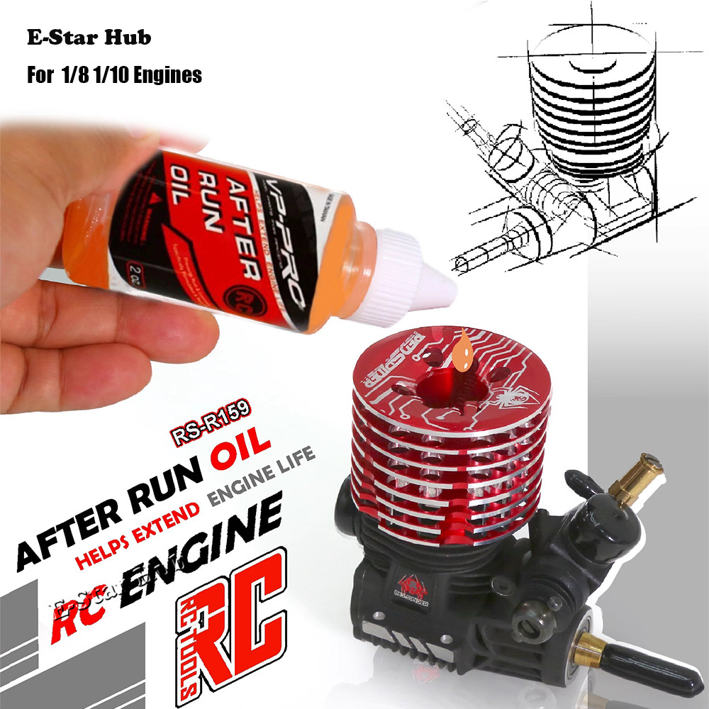 ENGINE AFTER RUN OIL RC รถเครื่องบินชิ้นส่วนมาตรฐานอุปกรณ์เสริมสําหรับ ...