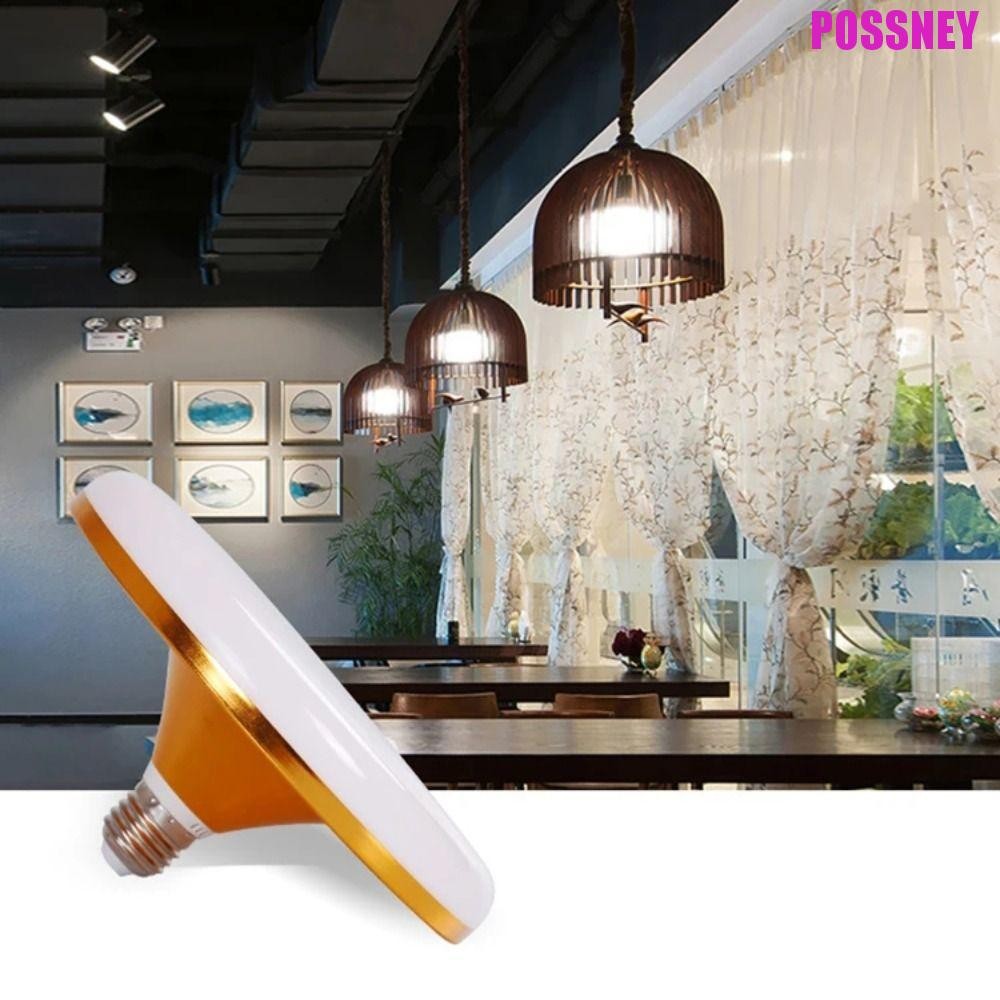 POSSNEY หลอดไฟ LED, E27 15W 20W 30W 40W 50W 60W 80W UFO LED โคมไฟ, ตกแต่งบ้าน Super Bright 220V ...