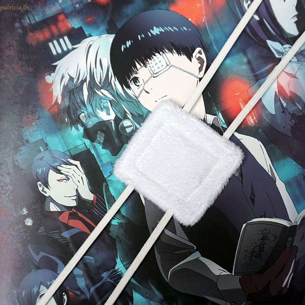 PATRICKIA Anime Eye Patch Eyeshade น่ารักสีขาว Tokyo Ghoul Ayanami Rei ...