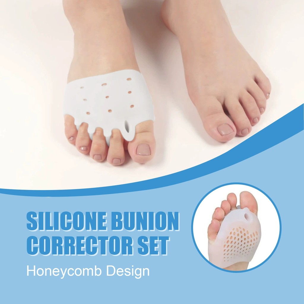 2PCS Forefoot Pad Foot Cover Metatarsal บรรเทาอาการปวด Toe Bursitis ...