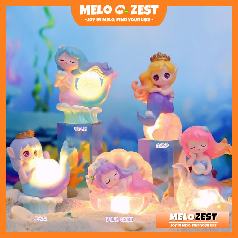 ของแท้ Cute Girl Heart Foam Mermaid Blind Box Set Doll Mermaid Small ...