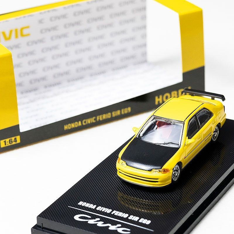 HOBBY 1/64 Honda CIVIC FERIO SIR EG9 รถรุ่น Diecast รถของเล่นคอลเลกชัน ...