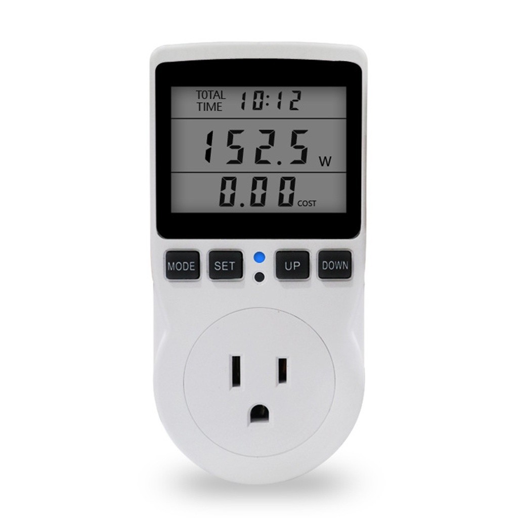 Digital Watt Power Meter Electric Monitor US UK EU ปลั๊กซ็อกเก็ตแรงดัน ...