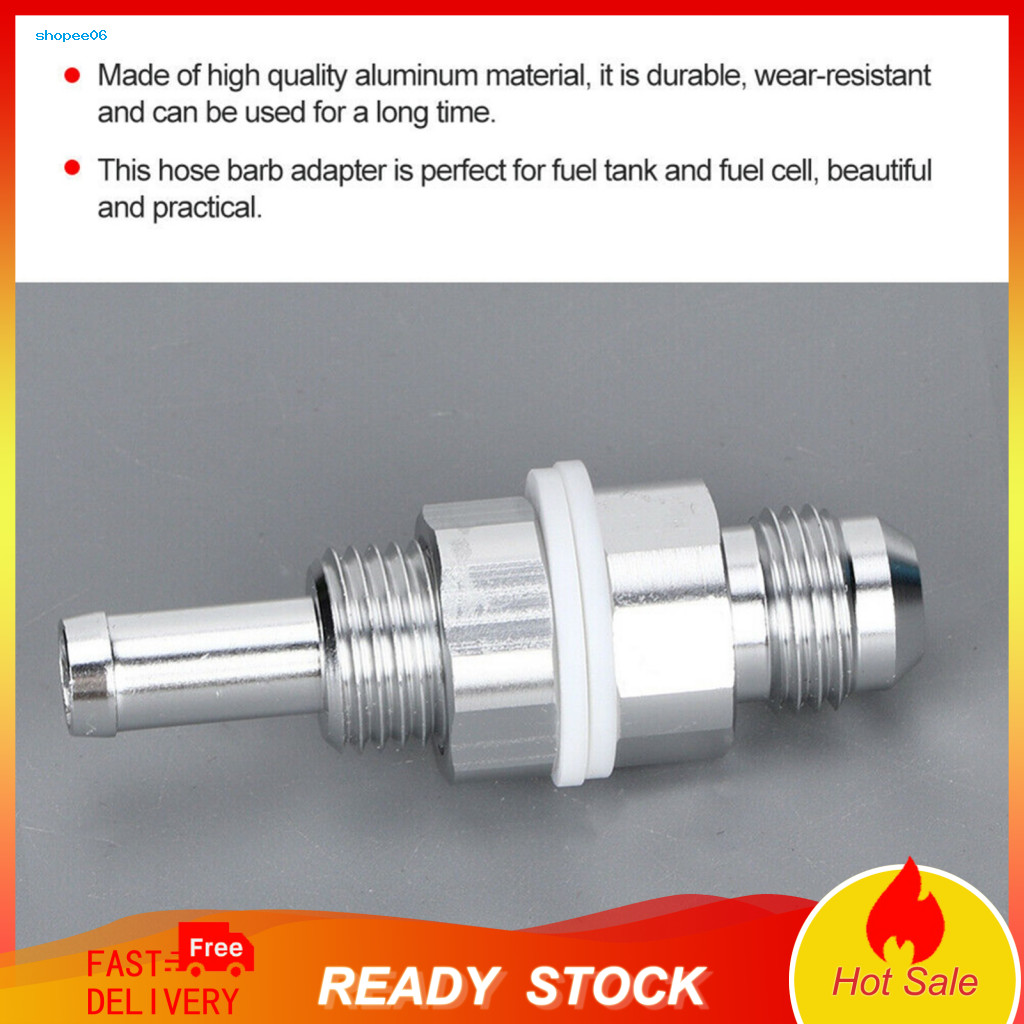 Setn การใช้ถังทนทาน Good Sealing Performance อลูมิเนียม 6AN Bulkhead ...