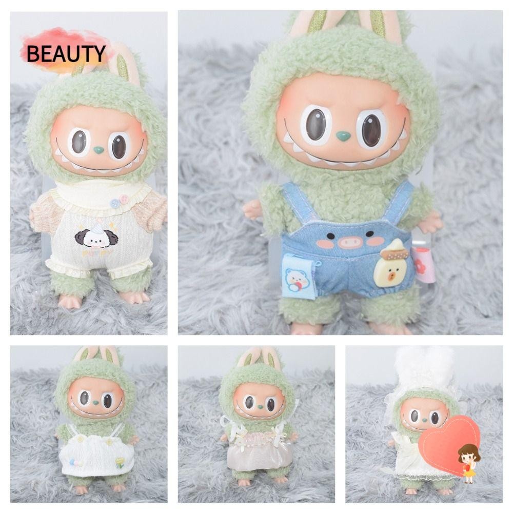 Beauty Labubu ชุดนอนหลายสไตล์ DIY Labubu สวมใส่ Mini เปลี่ยน Hand-made ...
