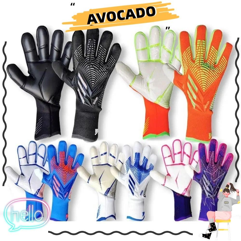 Avocar ถุงมือผู้รักษาประตู 1 คู่, ป้องกันนิ้วผู้ใหญ่เด็กถุงมือผู้รักษา ...