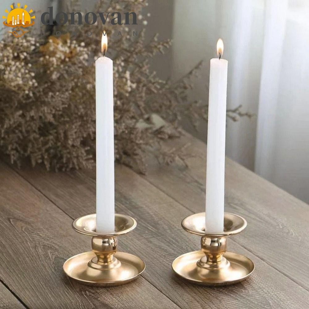 Donivan เชิงเทียนทรงกลม, ถ้วยเทียนเสายาว DIY ทําด้วยมือ, โรแมนติกที่ ...