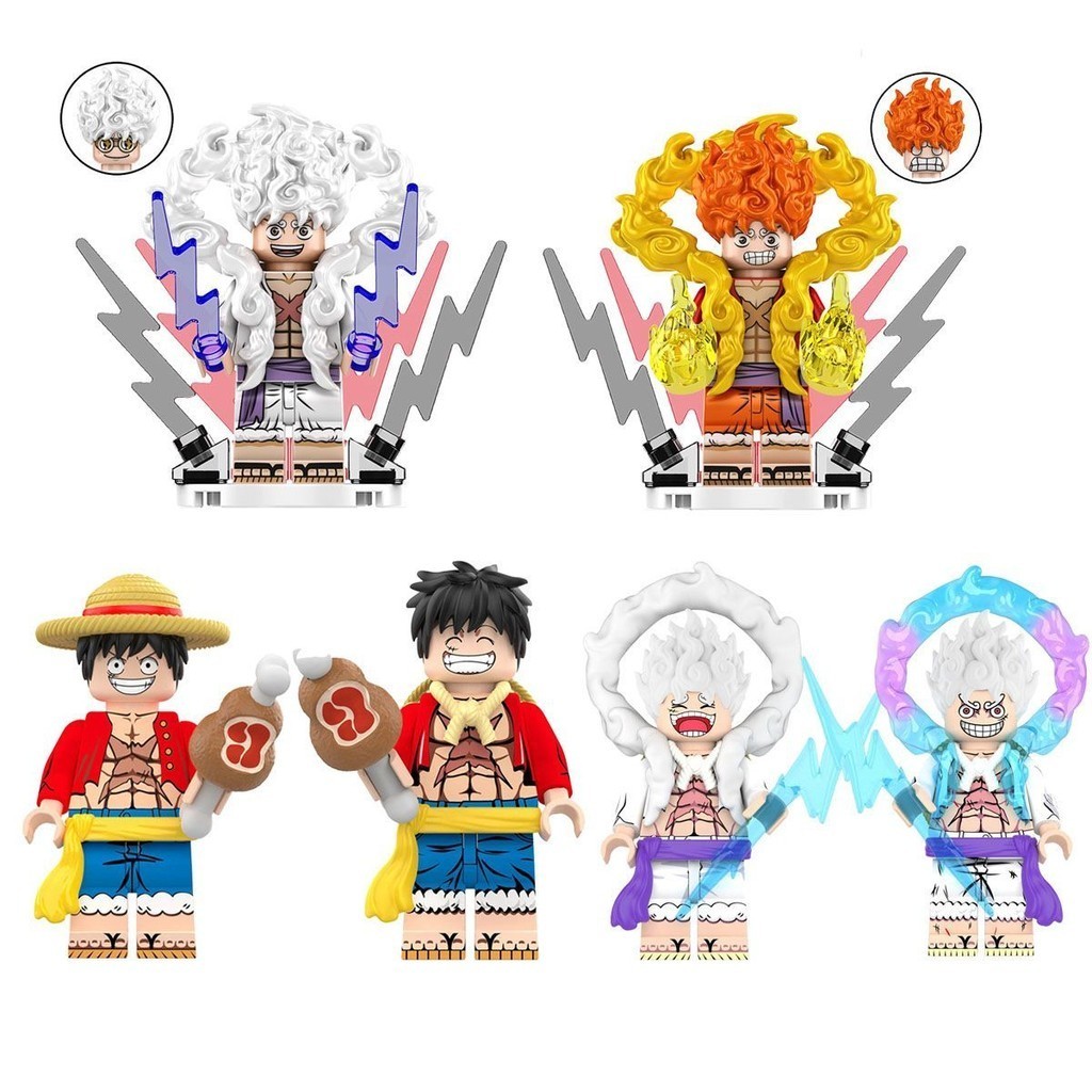 เข้ากันได้กับ Lego Third Party TP051 One Piece Luffy Fifth Gear Nika ...