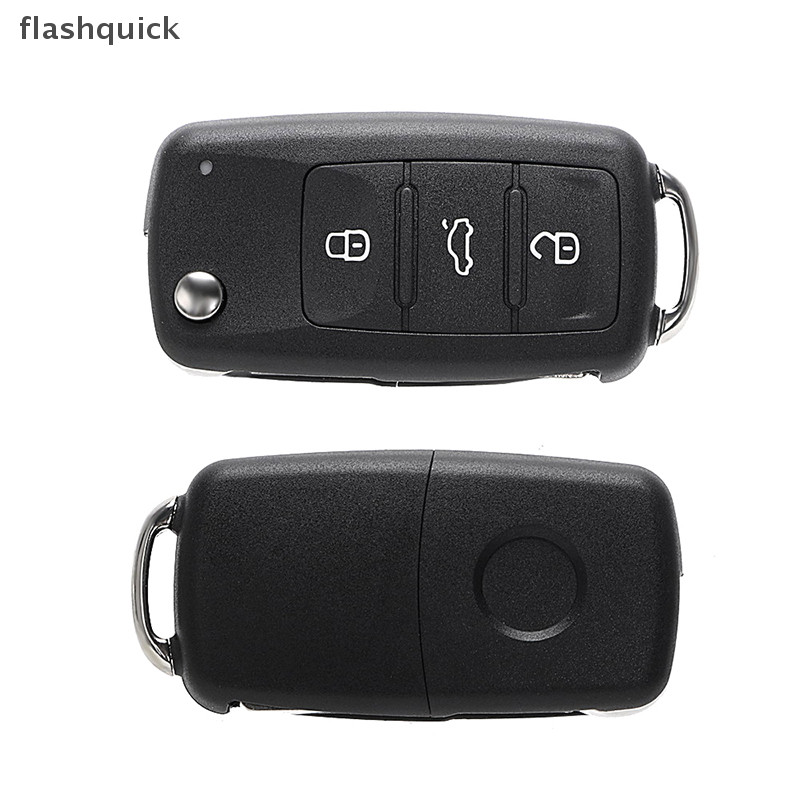 Flashquick รถ Remote Key Flip พับ Key Shell กรณีช่องพวงกุญแจ Stash ซ่อน ...