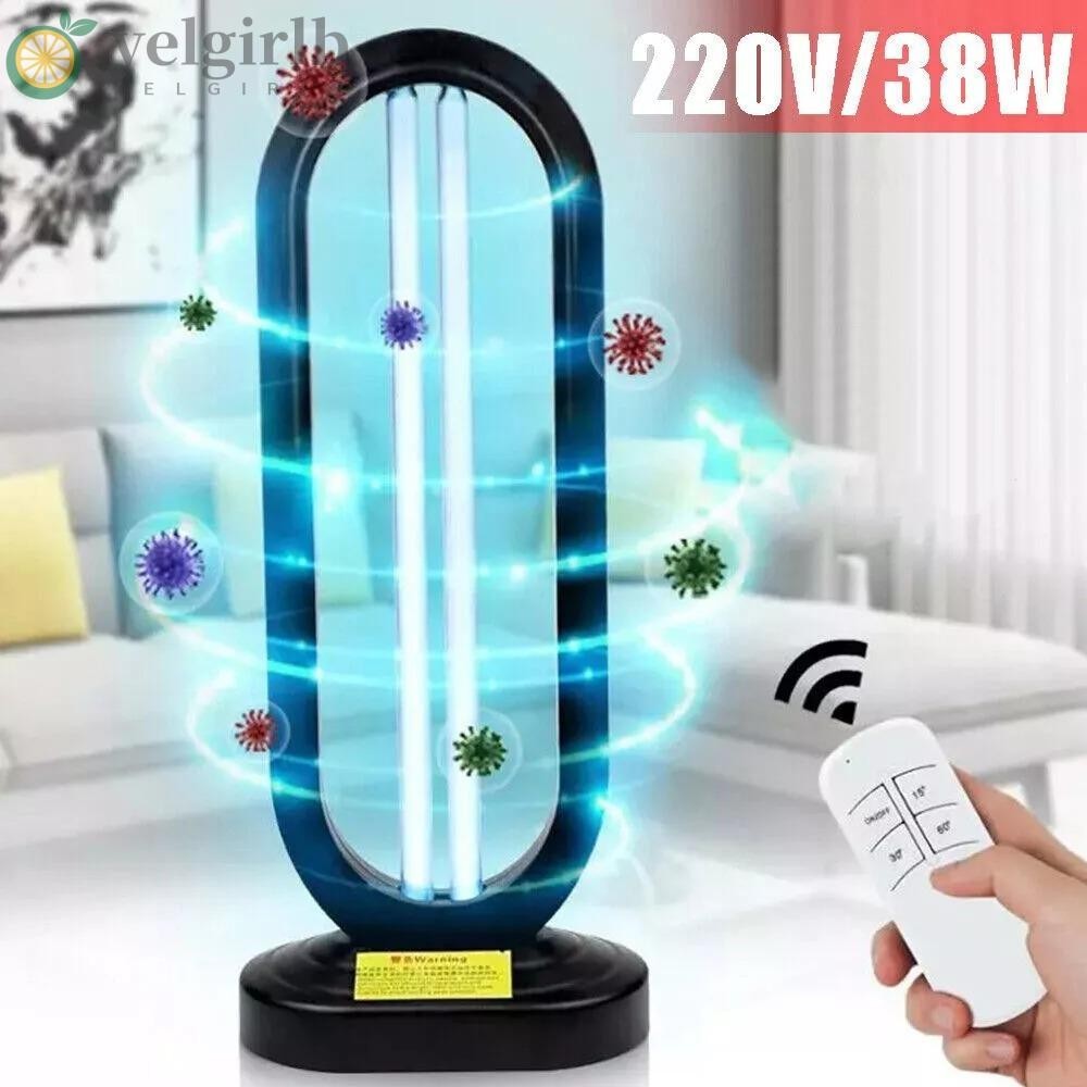 Yelgirlb โคมไฟฆ่าเชื้อโรค, EU/UK Plug Home Office ฆ่าเชื้อ UV โคมไฟฆ่า ...