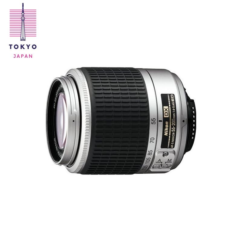[From Japan]Silver Digital SLR Lens Nikon AF-S DX Zoom-Nikkor ED 55 ...