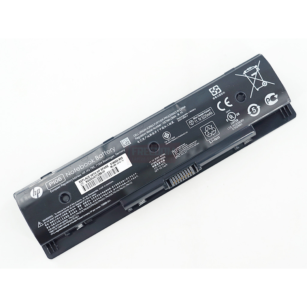 แบตเตอรี่โน๊ตบุ๊ค (แท้) PI06 HP Envy 14 15 17 PAVILION 14 15 17 BATTERY ...