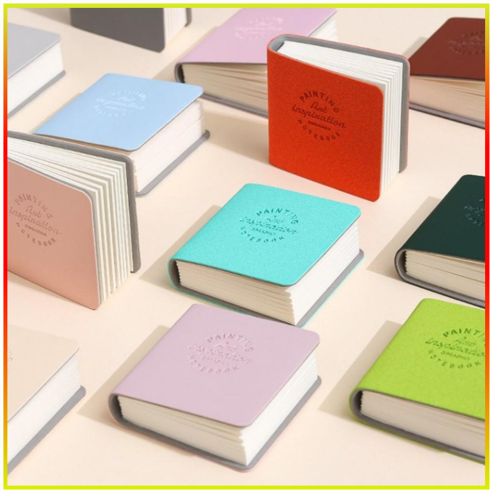 3 ชิ้น/แพ็ค Mini Drawing Book Square Watercolor Sketchbook กระดาษหนา ...