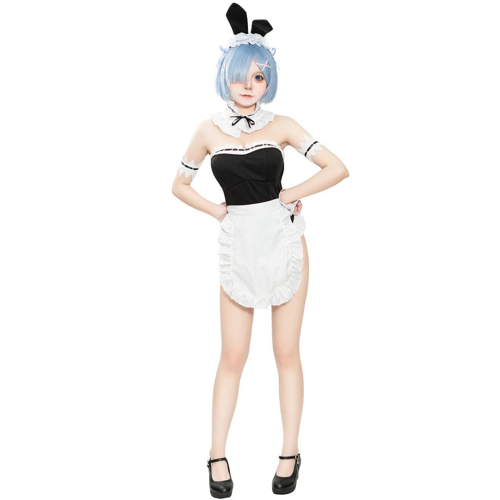 1004-SZMRP Cosplay Halloween Carnival Two-Dimensional Anime REM Bunny ...