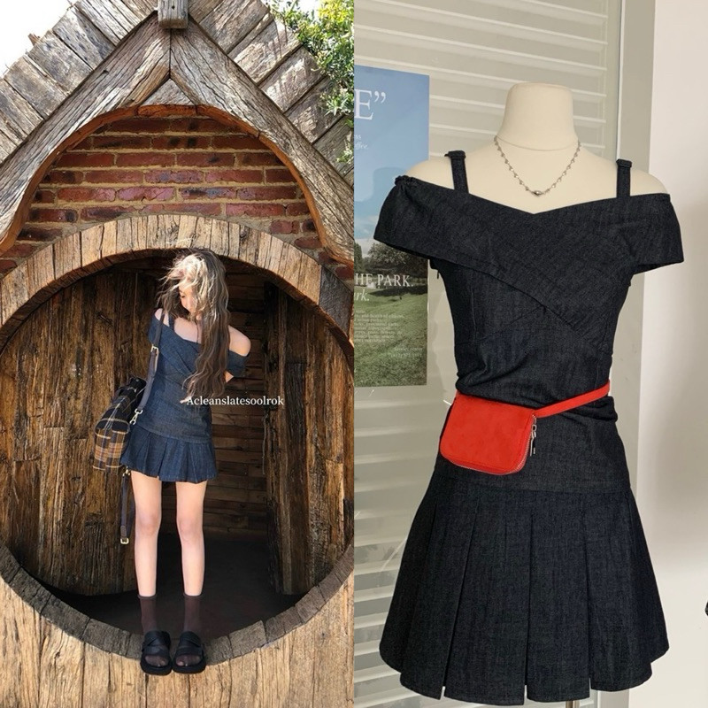 [ POPO SHOP] Set 2 pcs เสื้อสายเดี่ยว ถอดสายได้ จะใส่เปิดไหล่ก็ดีเก๋ ...